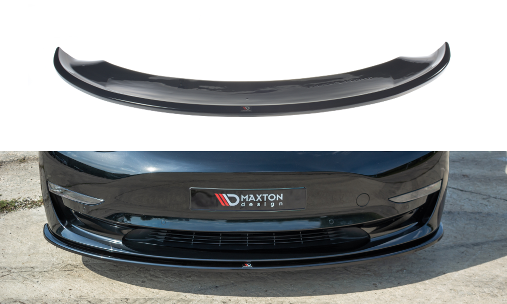 Tesla - Model 3 - Front Splitter - V1 – Maxton Design Canada