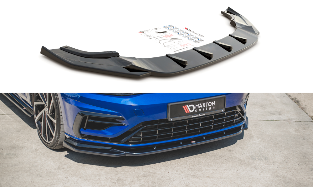 VOLKSWAGEN - MK7.5 GOLF R - FACELIFT - FRONT SPLITTER - V9 – Maxton ...