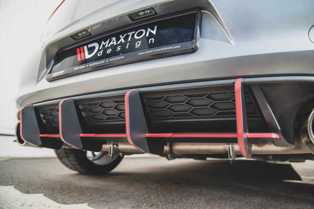 VOLKSWAGEN - MK7 GOLF GTI - REAR RACING DURABILITY DIFFUSER - V2 ...