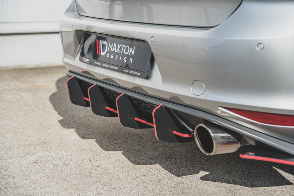 VOLKSWAGEN - MK7 GOLF GTI - REAR RACING DURABILITY DIFFUSER - V2 ...