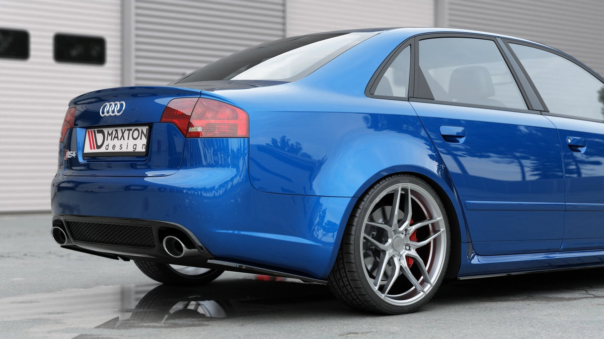 Audi - RS4 B7 - Rear Side Splitters - V1 – Maxton Design Canada