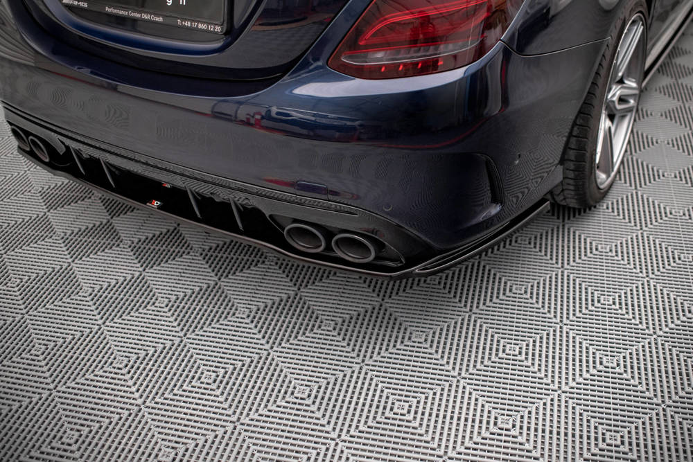 MERCEDES - C43 AMG SEDAN - W205 - FACELIFT - CENTRAL REAR SPLITTER (WI ...