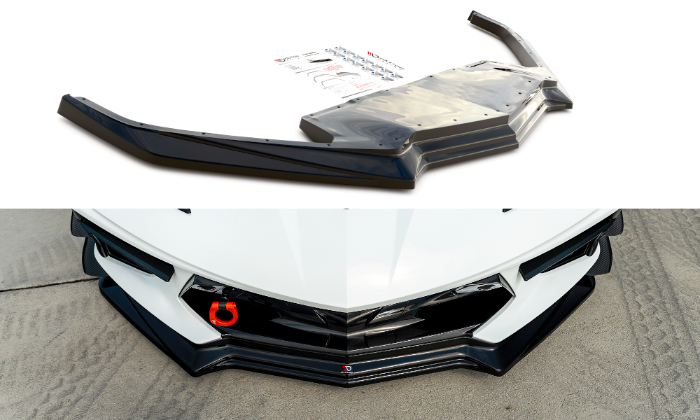 CHEVROLET- CORVETTE - C8 - FRONT SPLITTER - V1 – Maxton Design Canada