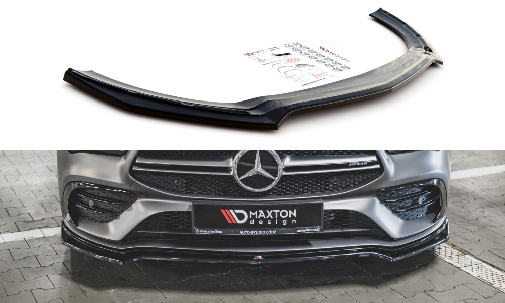 Mercedes - CLA - 35 AMG - AERO - C118 - Front Splitter - V1 – Maxton ...