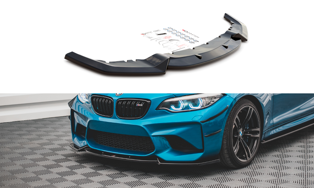 BMW - M2 F87 - Front Splitter - V2 – Maxton Design Canada