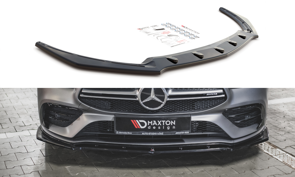 Mercedes - CLA - 35 AMG - AERO - C118 - Front Splitter - V2 – Maxton ...