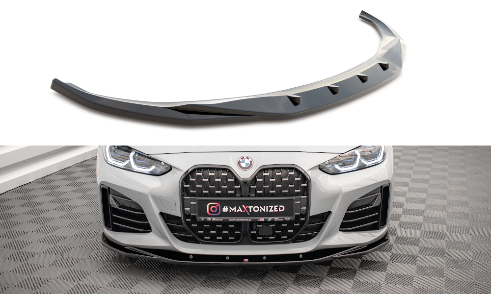 BMW - 4 / i4 GRAN COUPE M-PACK / M440i G26 - FRONT SPLITTER - V3 ...