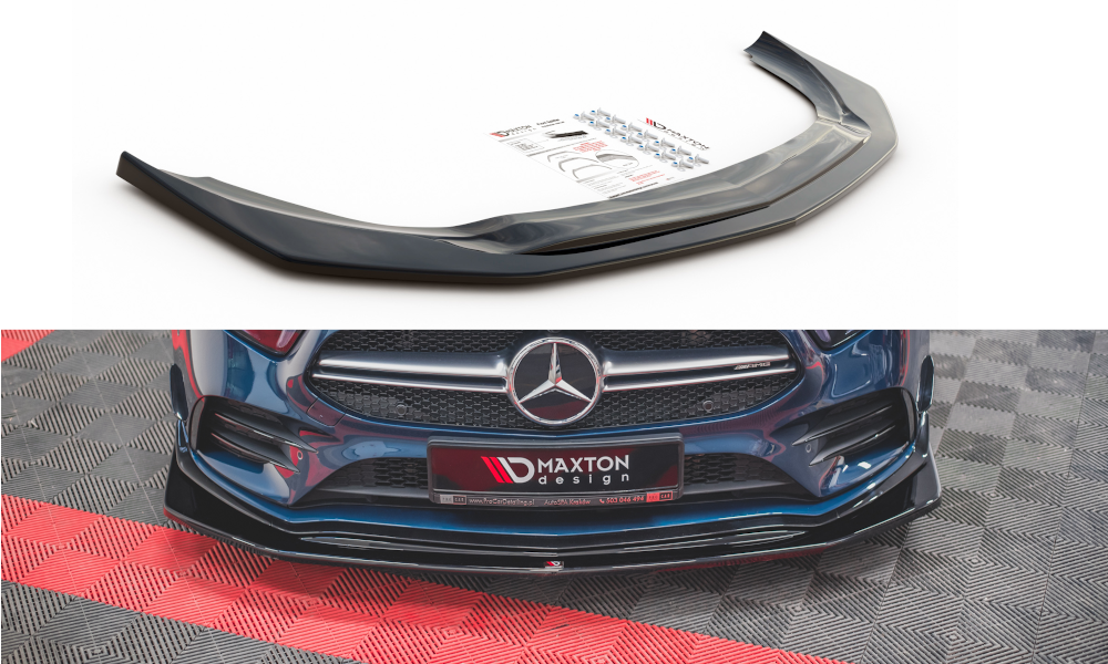 Mercedes - A CLASS - 35 AMG - W177 - Front Splitter - V3 – Maxton ...