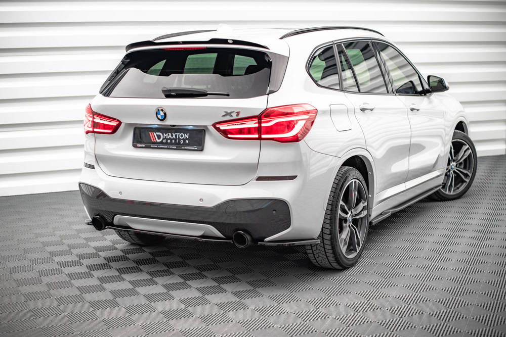 BMW - X1 - M-PACK - F48 - REAR SIDE SPLITTERS – Maxton Design Canada