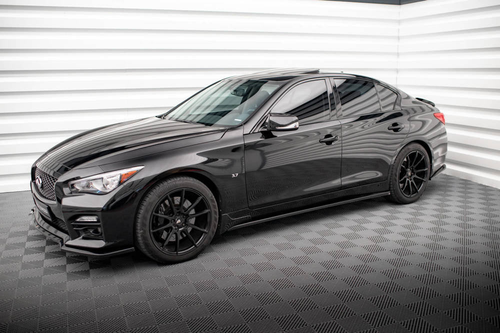 INFINITI - Q50 S - MK1 - SIDE SKIRTS DIFFUSERS - V1 – Maxton Design Canada