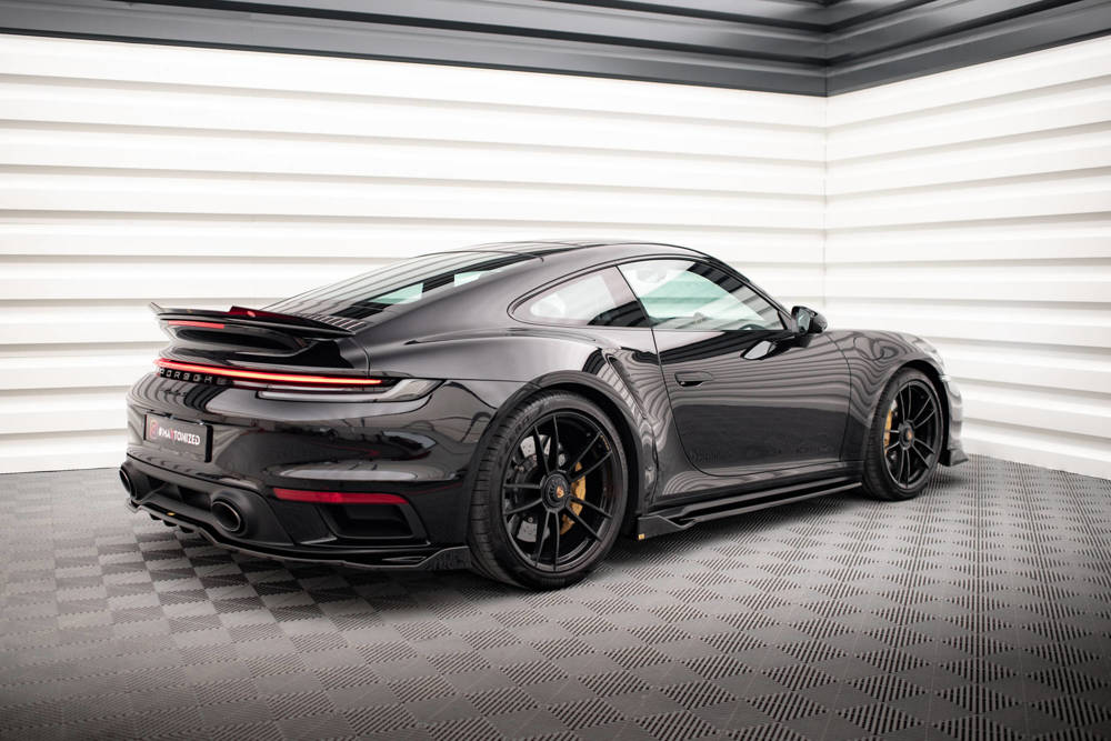 Porsche - 911 TURBO S 992 - Side Skirts Diffusers – Maxton Design Canada