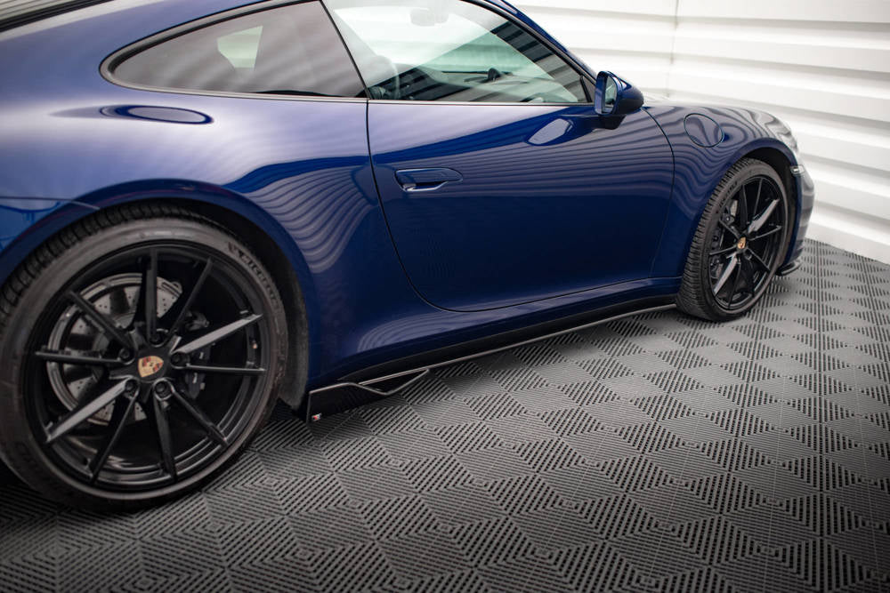 Porsche - 911 CARRERA - (AERO KIT) 992 - Side Skirts Diffusers - V2 ...
