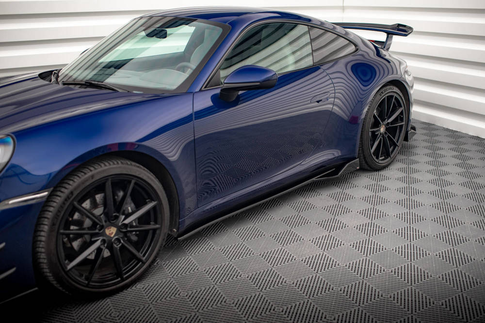 Porsche - 911 CARRERA - (AERO KIT) 992 - Side Skirts Diffusers - V2 ...
