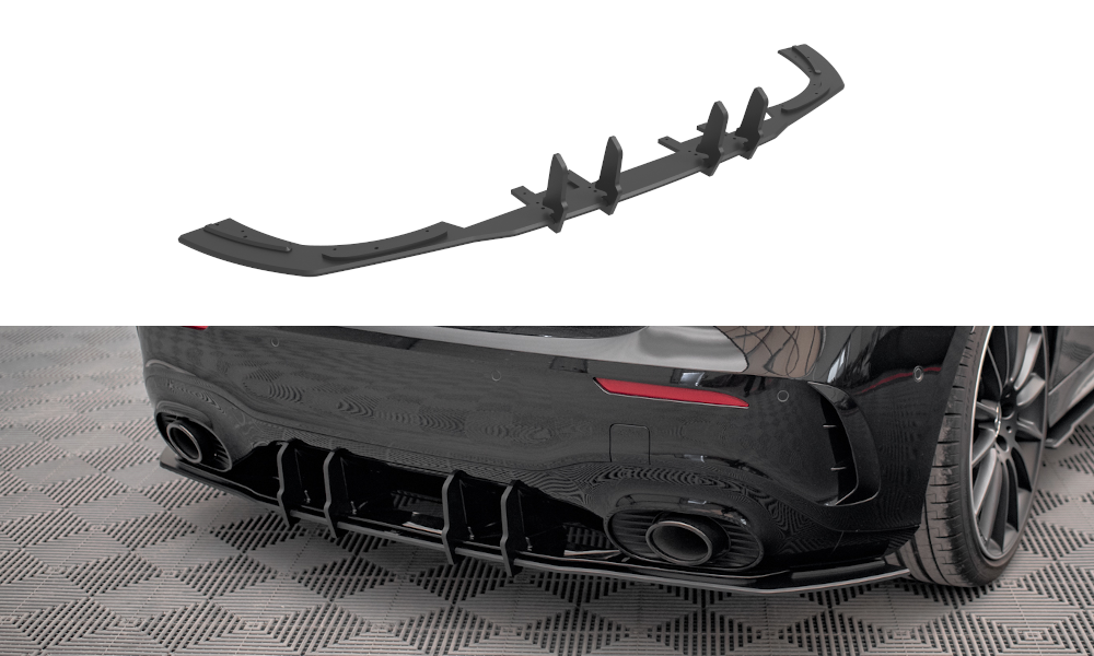 MERCEDES - A35 AMG / AMG-LINE - W177 - STREET PRO - REAR DIFFUSER ...