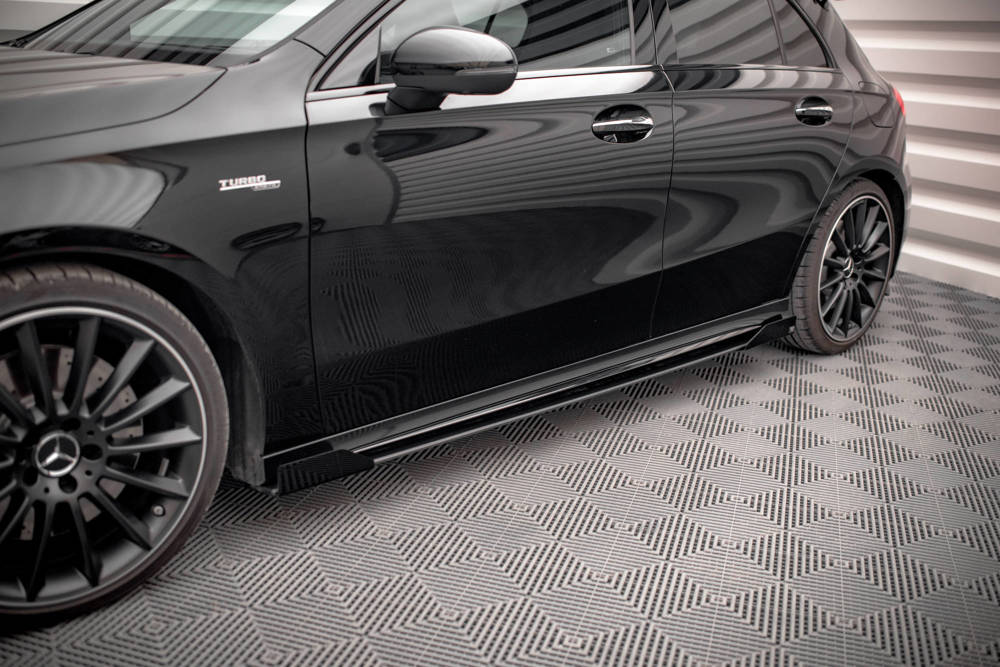 MERCEDES - A35 AMG / AMG-LINE - W177 - STREET PRO - SIDE SKIRTS DIFFUS ...